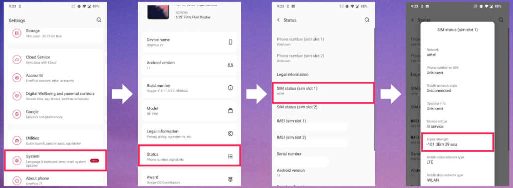 How to Check Mobile Signal Strength (Android & iOS)